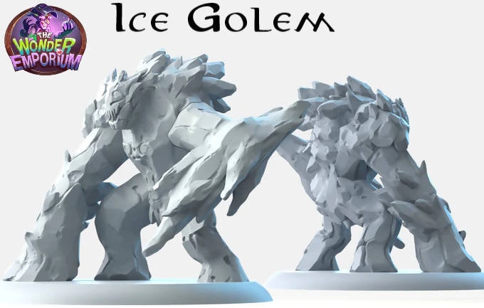 Golem, Elemental Monster Table Top Games, Wargames Dnd Rpgs - Etsy UK