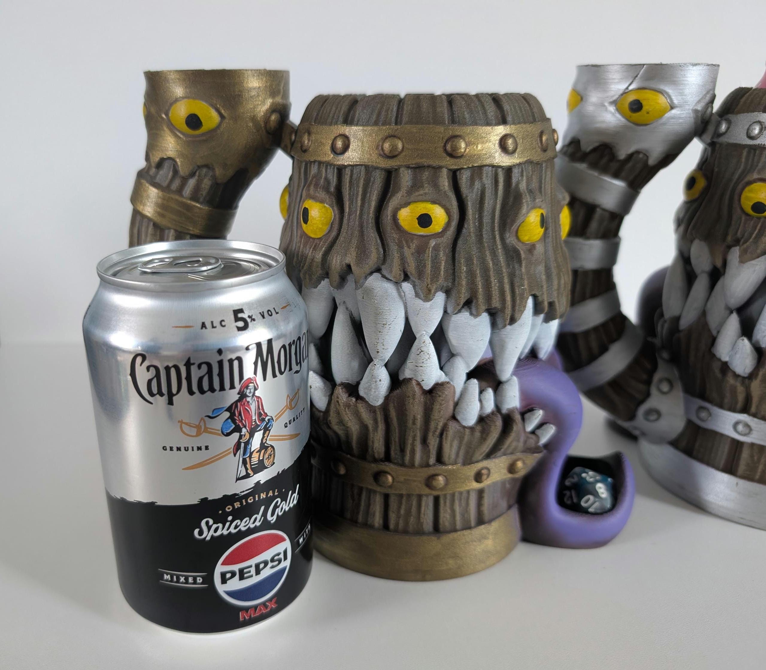 Mimic Mug Drink Holder and Dice Tower Gift Idea - Etsy