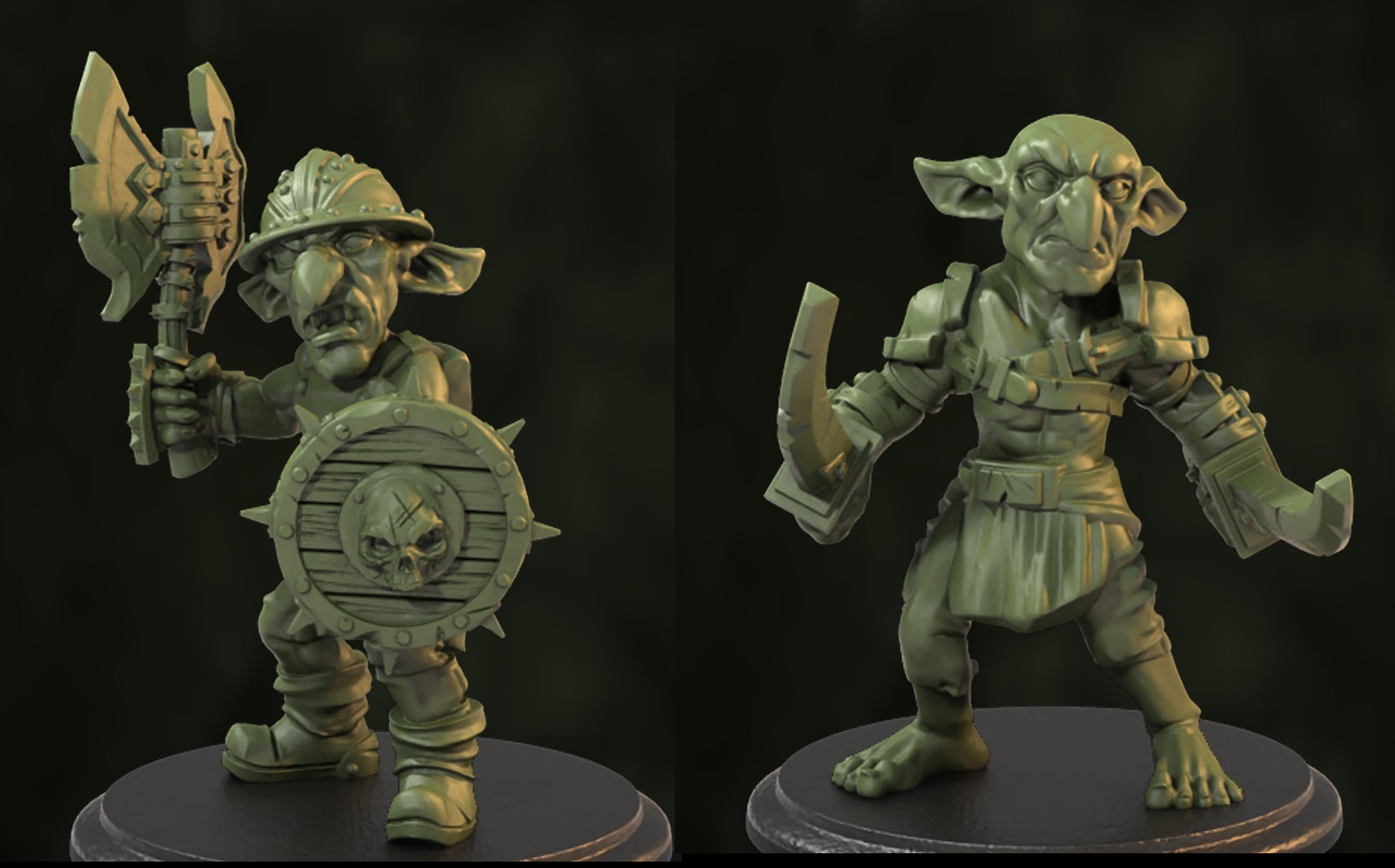 Goblin Models set 2 for RPG Wargames warhammer NPCs | Etsy
