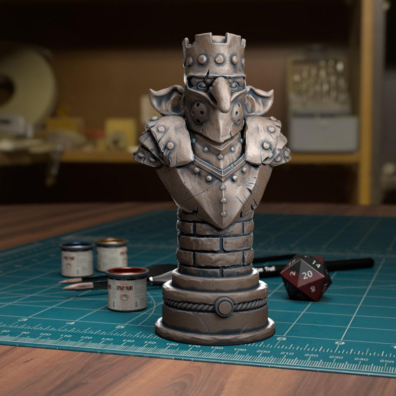 Goblin Theme Chess Set - Etsy