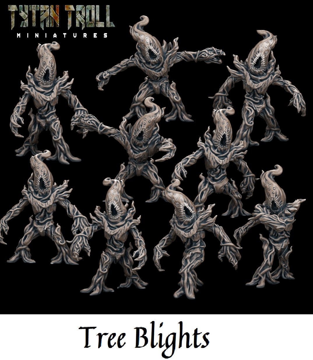Tree Blights Models for RPG Wargames, Npcs Dnd - Etsy