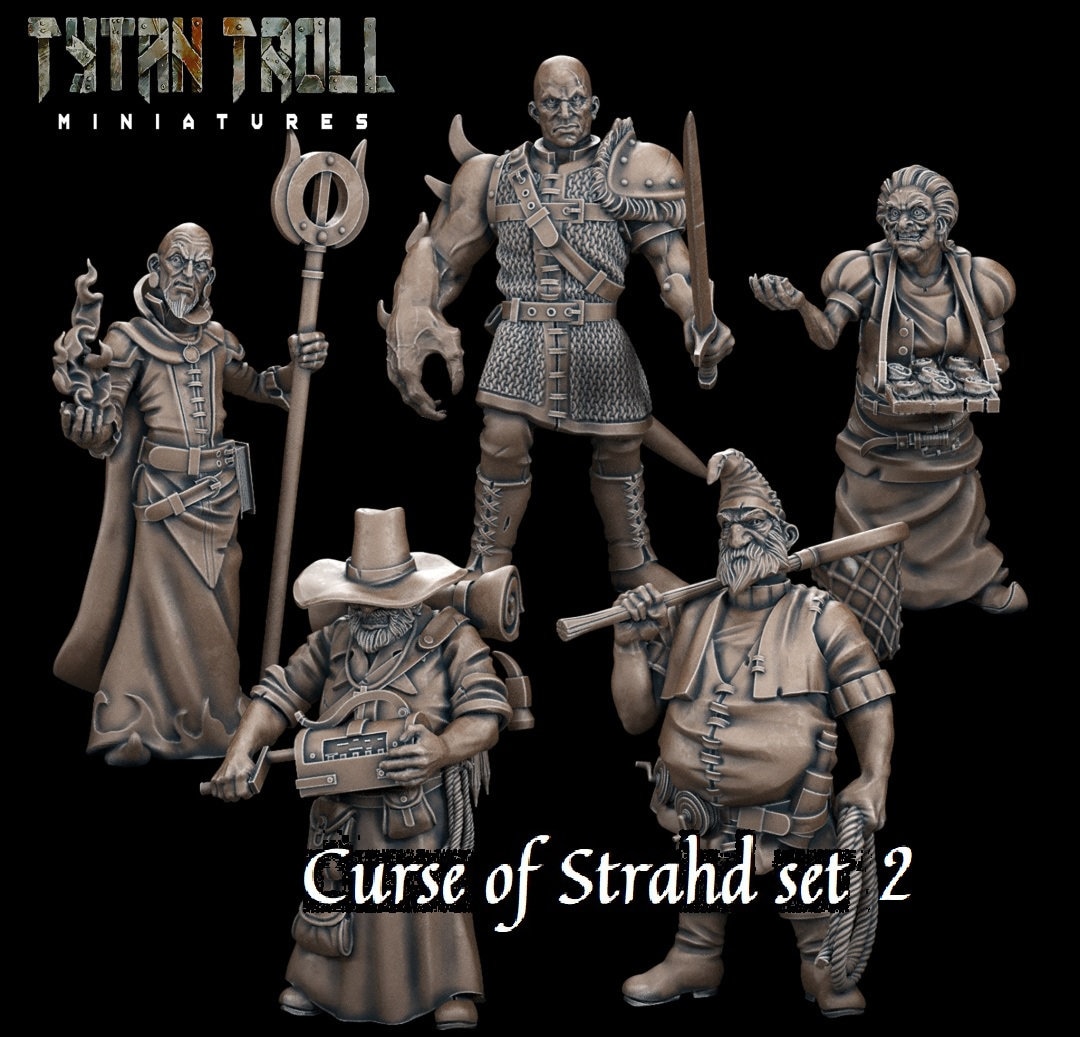 NPC Characters Curse of Strahd Models for RPG Wargames,npcs - Etsy