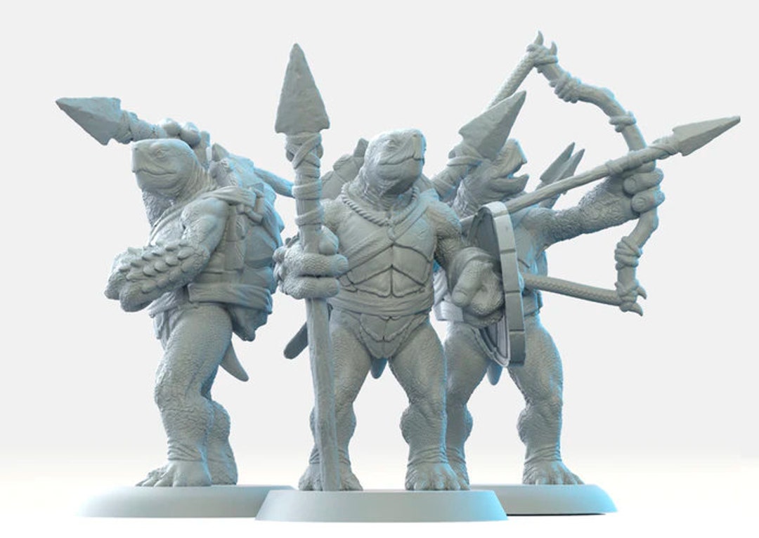 Tortle Turtle People for Dungeons & Dragons Dnd Tabletop RPGS - Etsy Sweden