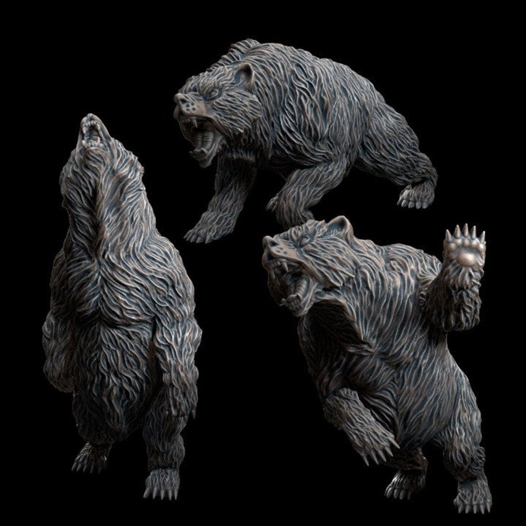 Bear Animals Monsters for Rpgs Tabletop Games, Dungeons & Dragons, Rpgs ...