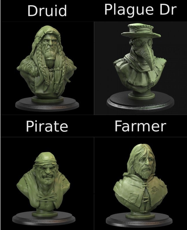 Fantasy Bust Multi Buy Options Fantasy Models for Collection - Etsy