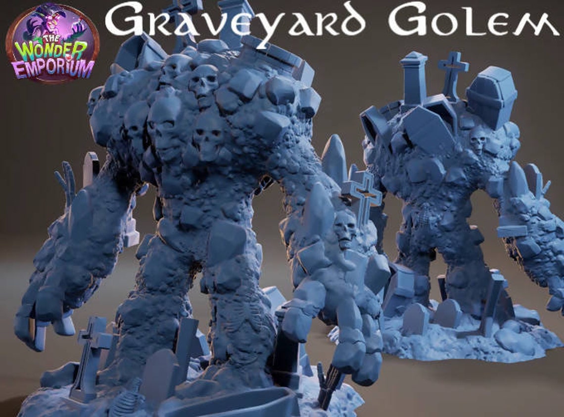 Golem, Elemental Monster Table Top Games, Wargames Dnd Rpgs - Etsy UK