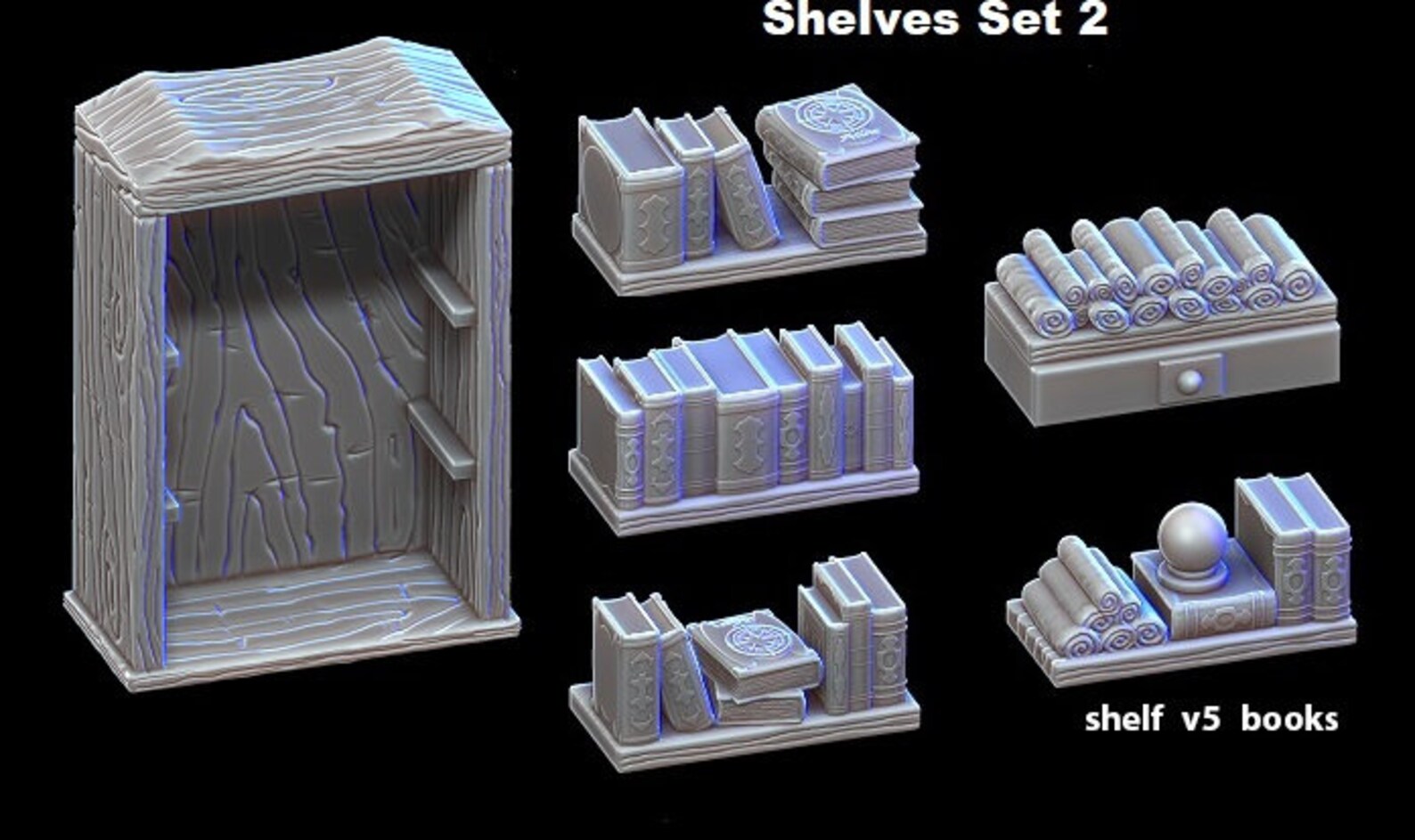 Bookcase Wardrobe Furniture Props Models for RPG Wargames, Npcs - Etsy UK