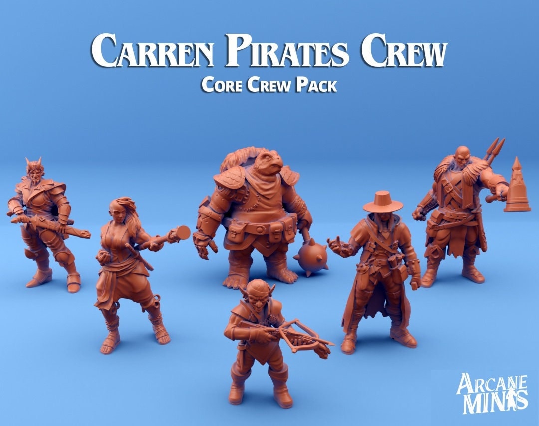 Carren Pirates, Lots of Options, for Dnd, RPGS, by Skies of Sordane - Etsy