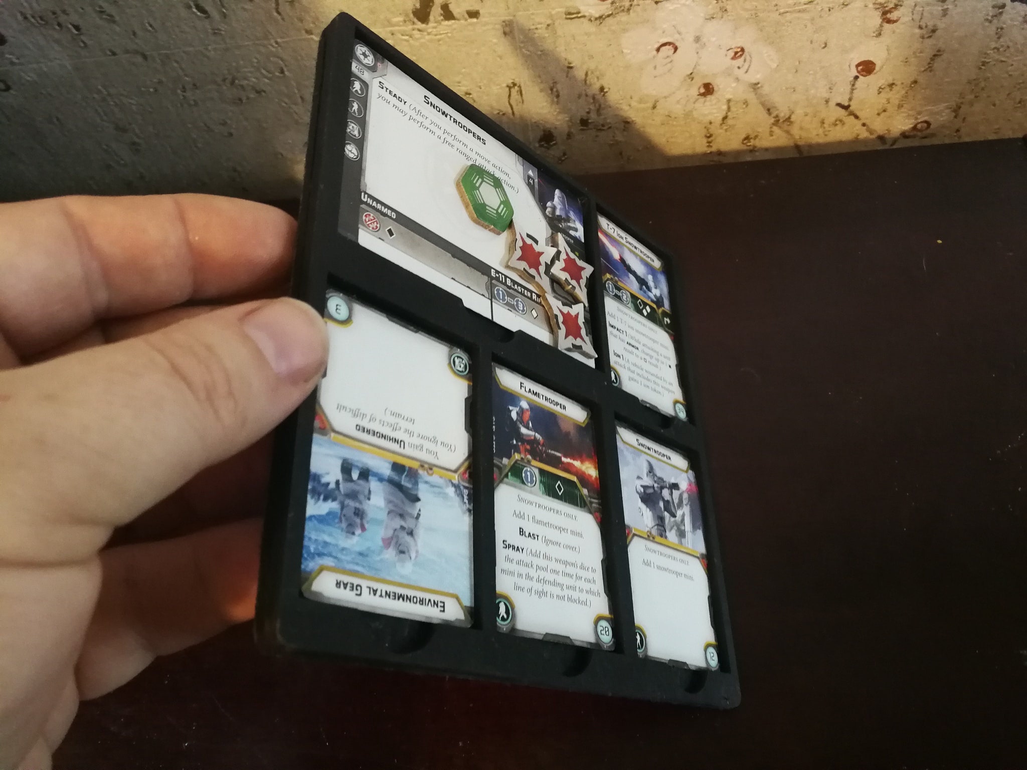 Star Wars Legion Card Holder Tray Pack of 10 for SLEEVED Cards - Etsy ...