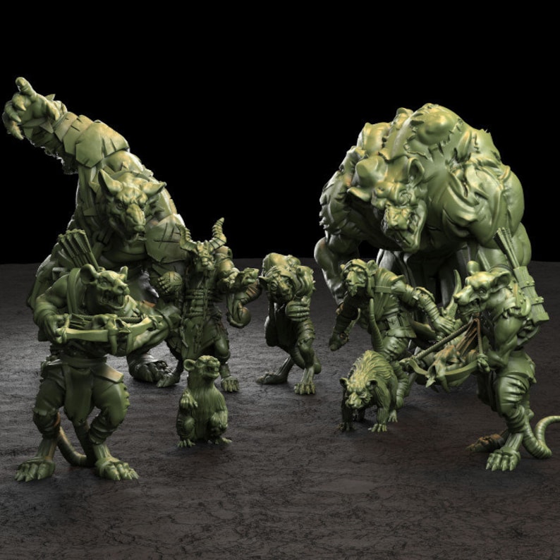 Rat Men Ratman Monster Table Top Games Wargames Dnd Rpgs - Etsy UK