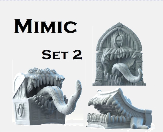 Mimic Models Set 2 for RPG Dnd Wargames Npcs | Etsy UK