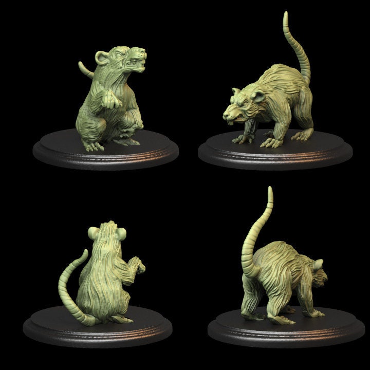 Rat Men Ratman Monster Table Top Games, Wargames Dnd Rpgs - Etsy UK