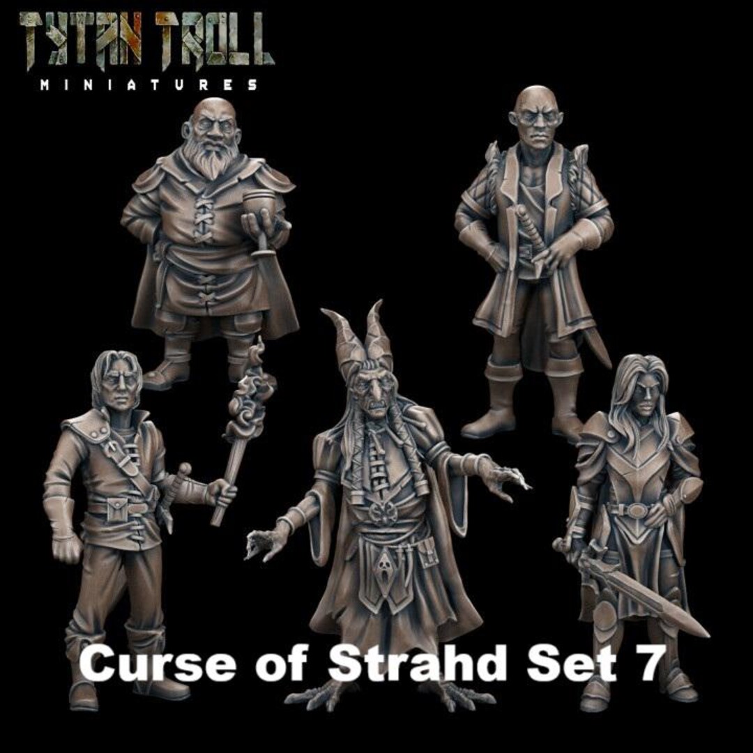 NPC Characters Curse of Strahd Models Set 6 for RPG Wargames,npcs - Etsy UK