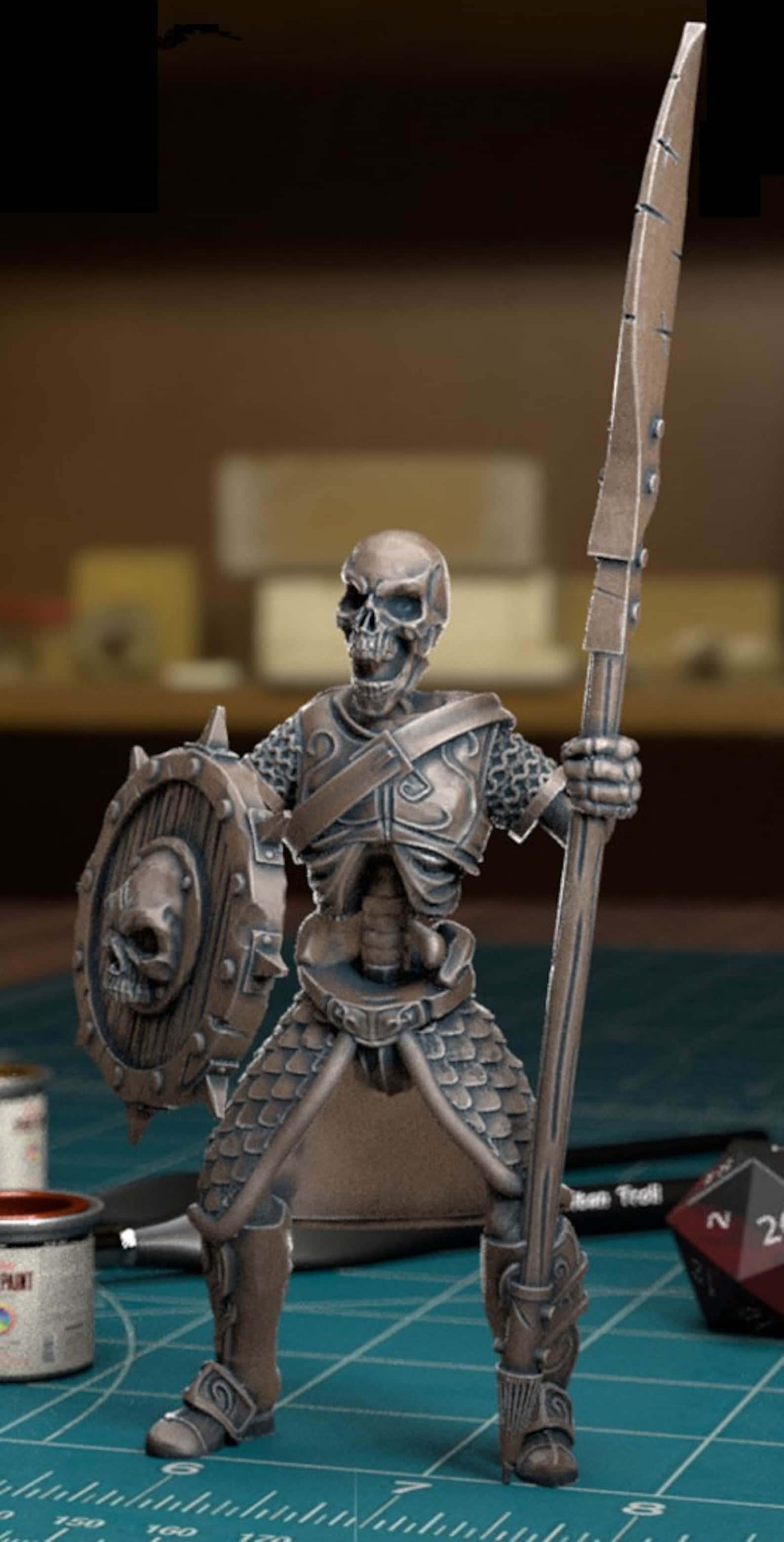 Skeleton Warriors Models for RPG Wargames warhammer NPCs | Etsy