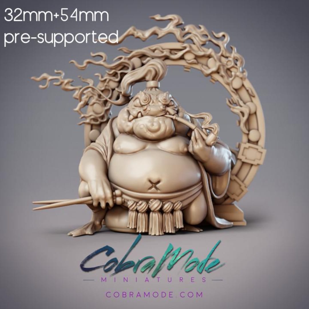 Gangster Toad Ogre - Tozen, Hikiga Spirit Binder | Cobramode | Tabletop ...