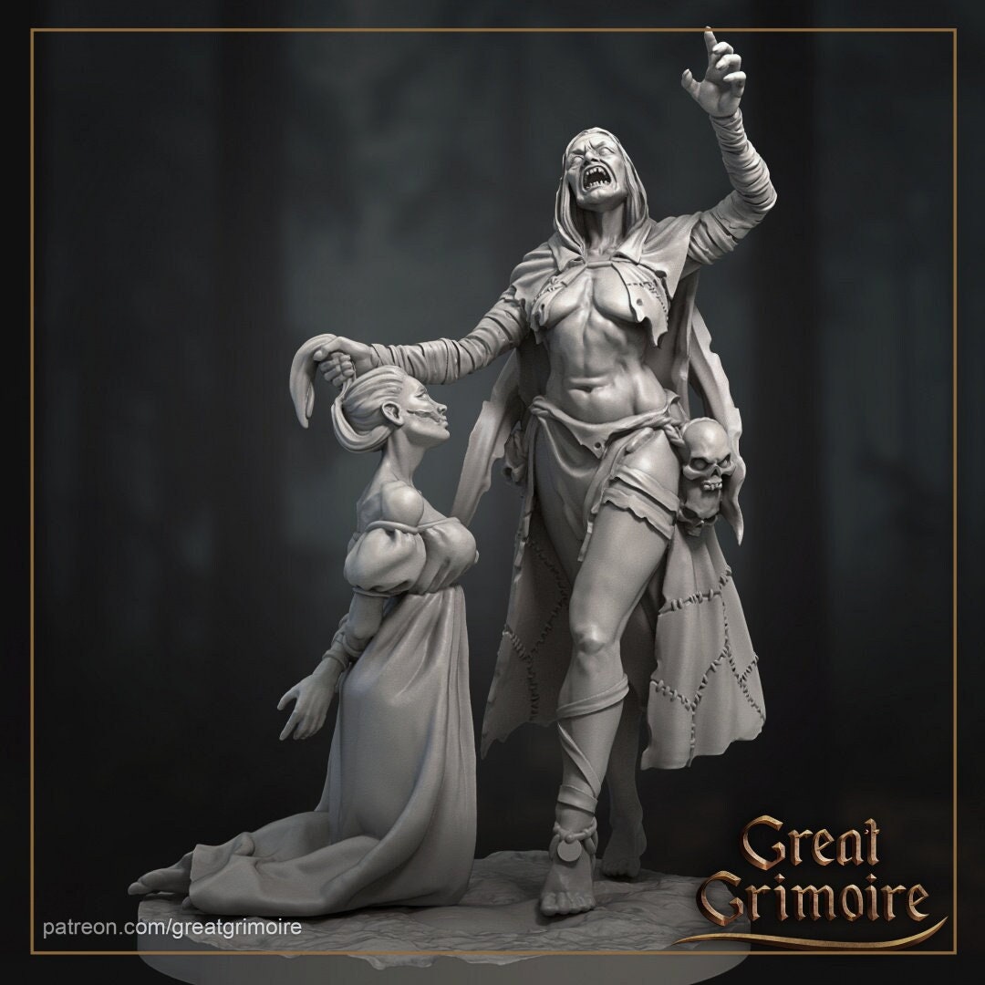 Shtriga Vampire Witch Miniature Table Top Games, Painting Wargames Dnd ...