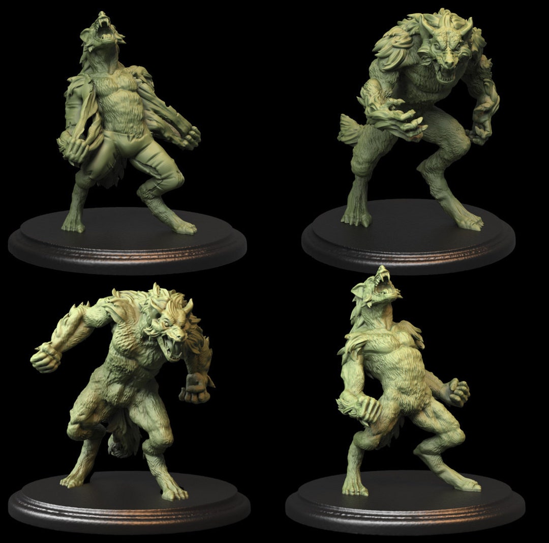 Werewolves, Lycan, Werewolf Monsters for Rpgs Tabletop Games, Dungeons ...