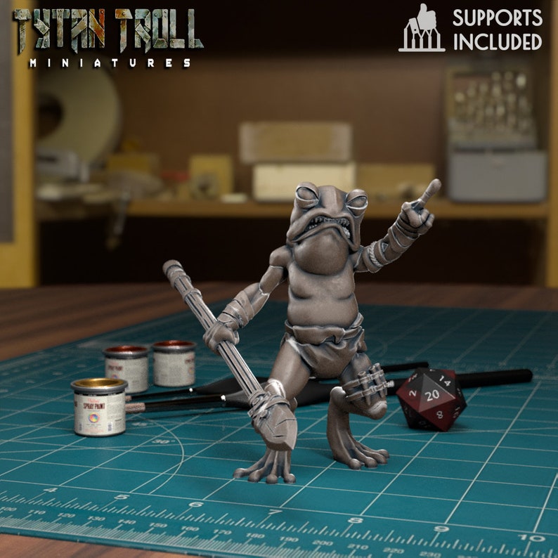 Frogman Frog Man Models for Rpgs, Wargames,npcs Bullywug - Etsy UK