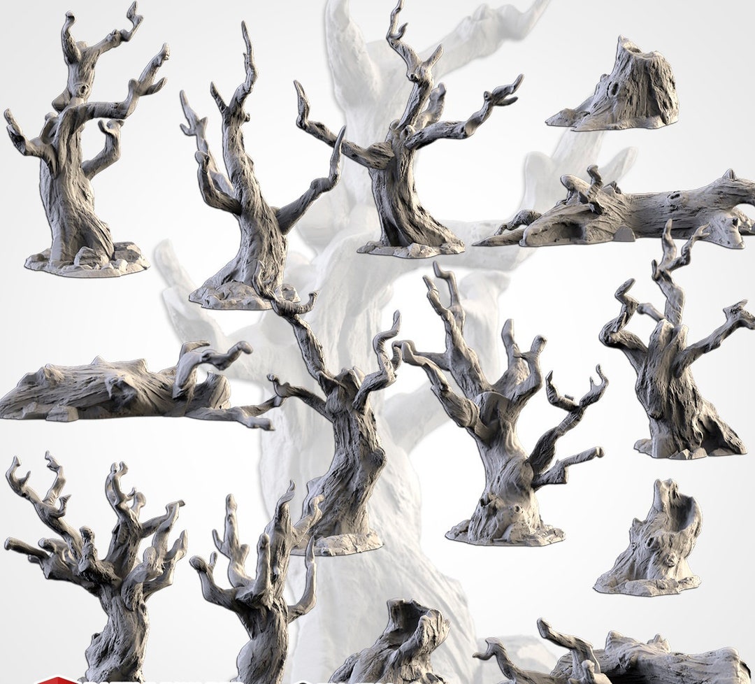 Dead Trees Terrain for Wargaming Terrain Rpg Dnd - Etsy UK