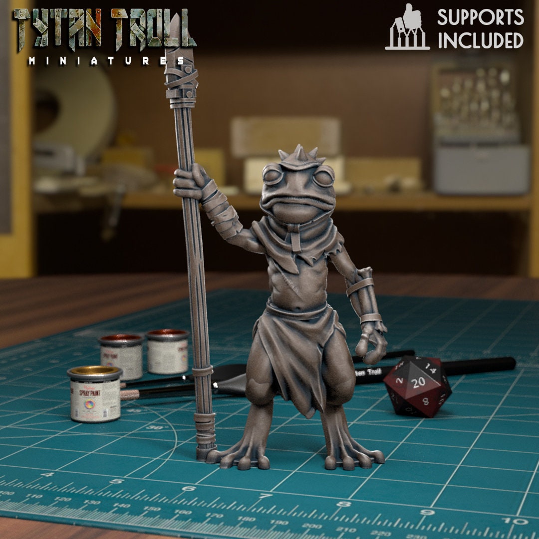 Frogman Frog Man Models for Rpgs Wargamesnpcs Bullywug - Etsy UK