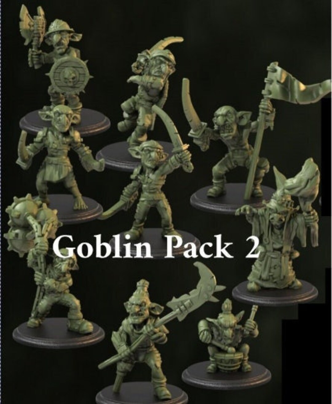 Goblin Models Set 2 for RPG Wargames, Warhammer Npcs - Etsy