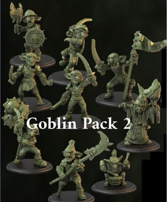 Goblin Models Set 2 for RPG Wargames Warhammer Npcs - Etsy