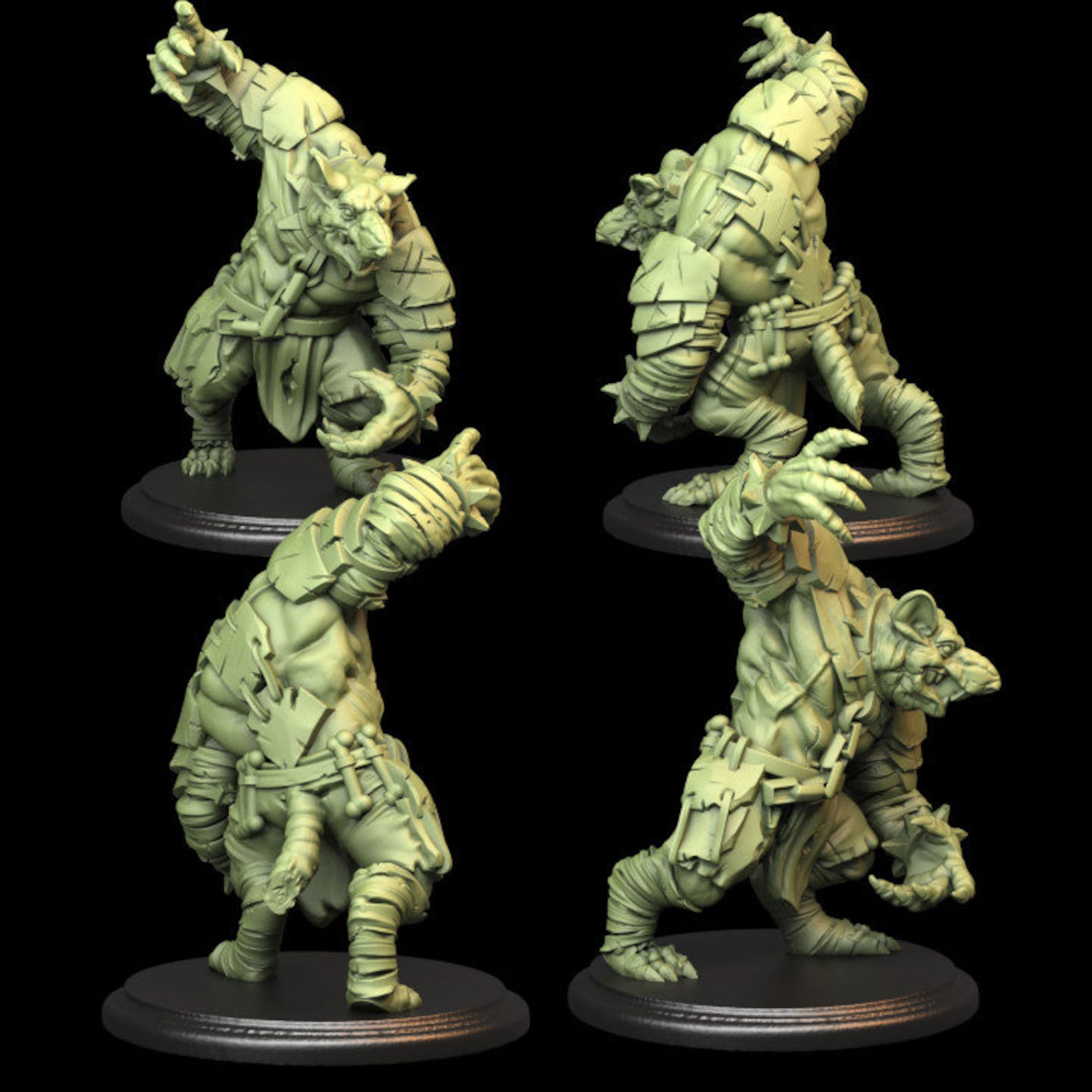 Rat Men Ratman Monster Table Top Games Wargames Dnd Rpgs - Etsy UK