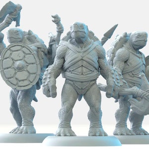 Tortle Turtle People for Dungeons & Dragons Dnd Tabletop RPGS - Etsy UK