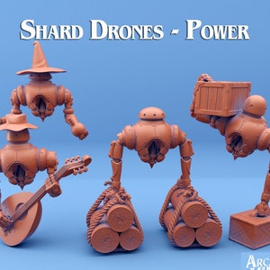 Shard Drones Npcs, for Dnd, RPGS, by Skies of Sordane - Etsy
