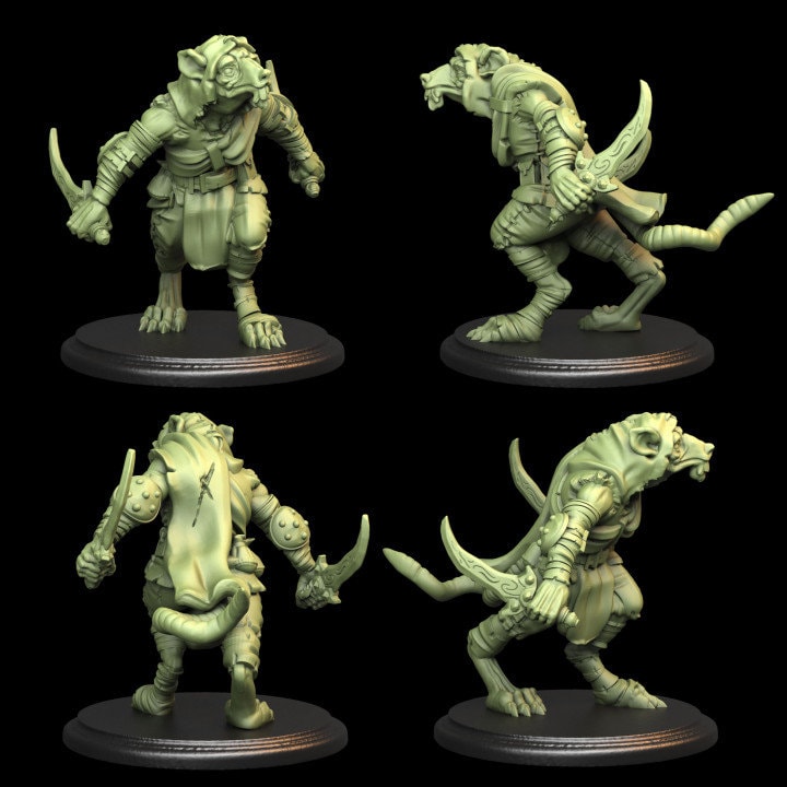 Rat Men Ratman Monster Table Top Games Wargames Dnd Rpgs - Etsy UK