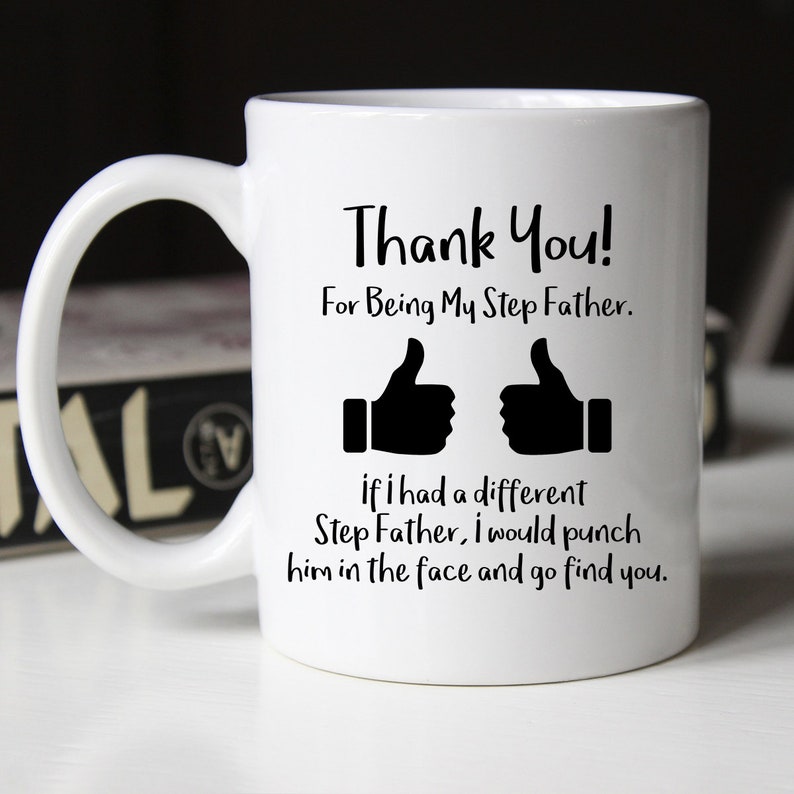 For Step Father Mug Family Mug Thank You Mug for Step - Etsy