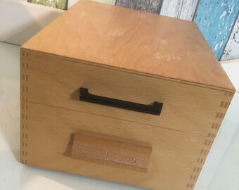 Wood file box | Etsy