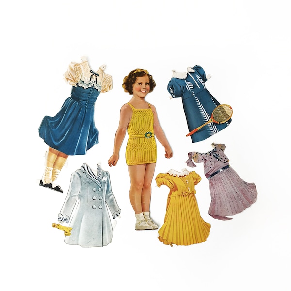 1950s Paper Dolls - Etsy