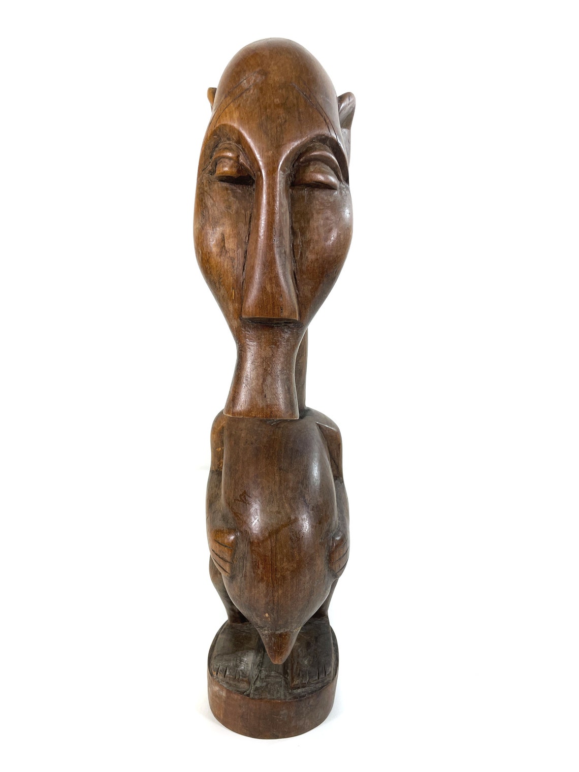 Vintage Carved African Tokoloshe Figurine - Voodoo - Morphed - Anteater ...