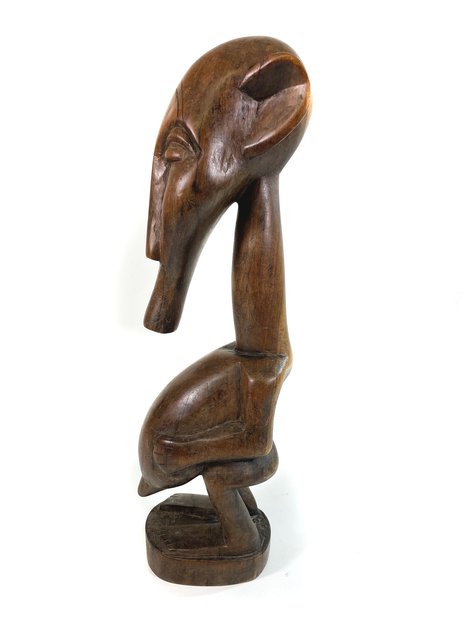 Vintage Carved African Tokoloshe Figurine - Voodoo - Morphed - Anteater ...