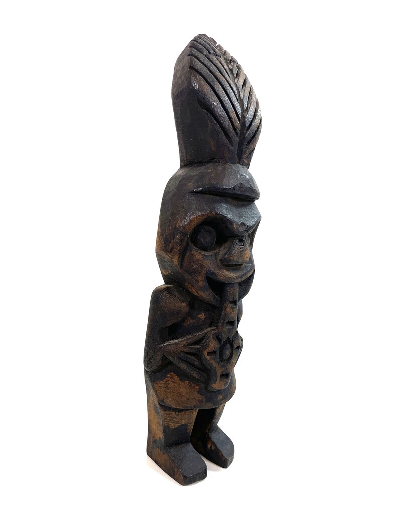 Vintage Huari Wooden Figure - Wari - Hand Carved - South America ...