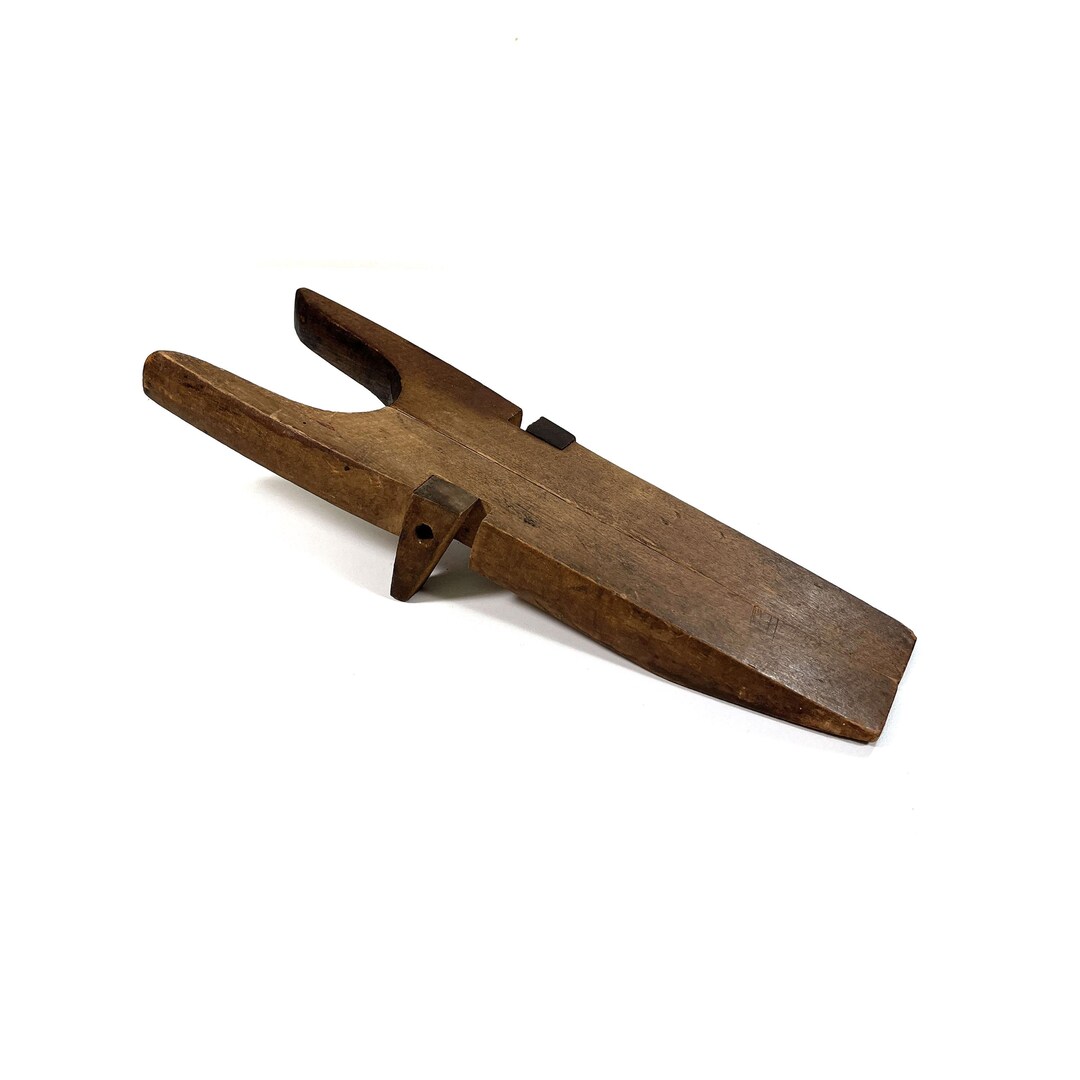 Antique Wooden Boot Jack - Foldable Removal Aid - Shoe Jack - Boot ...