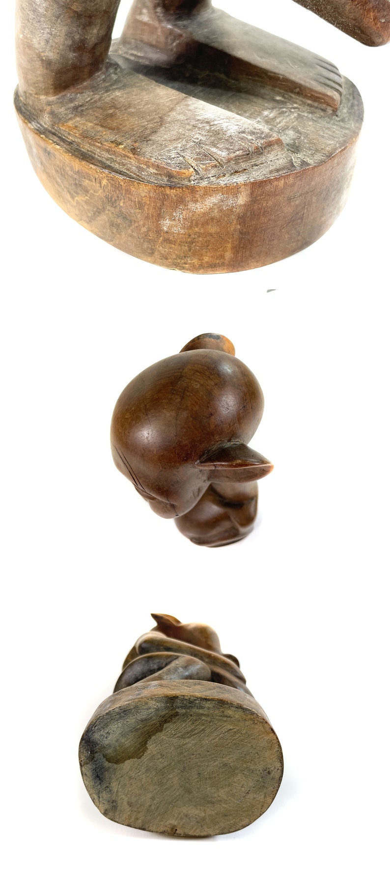 Vintage Carved African Tokoloshe Figurine - Voodoo - Morphed - Anteater ...