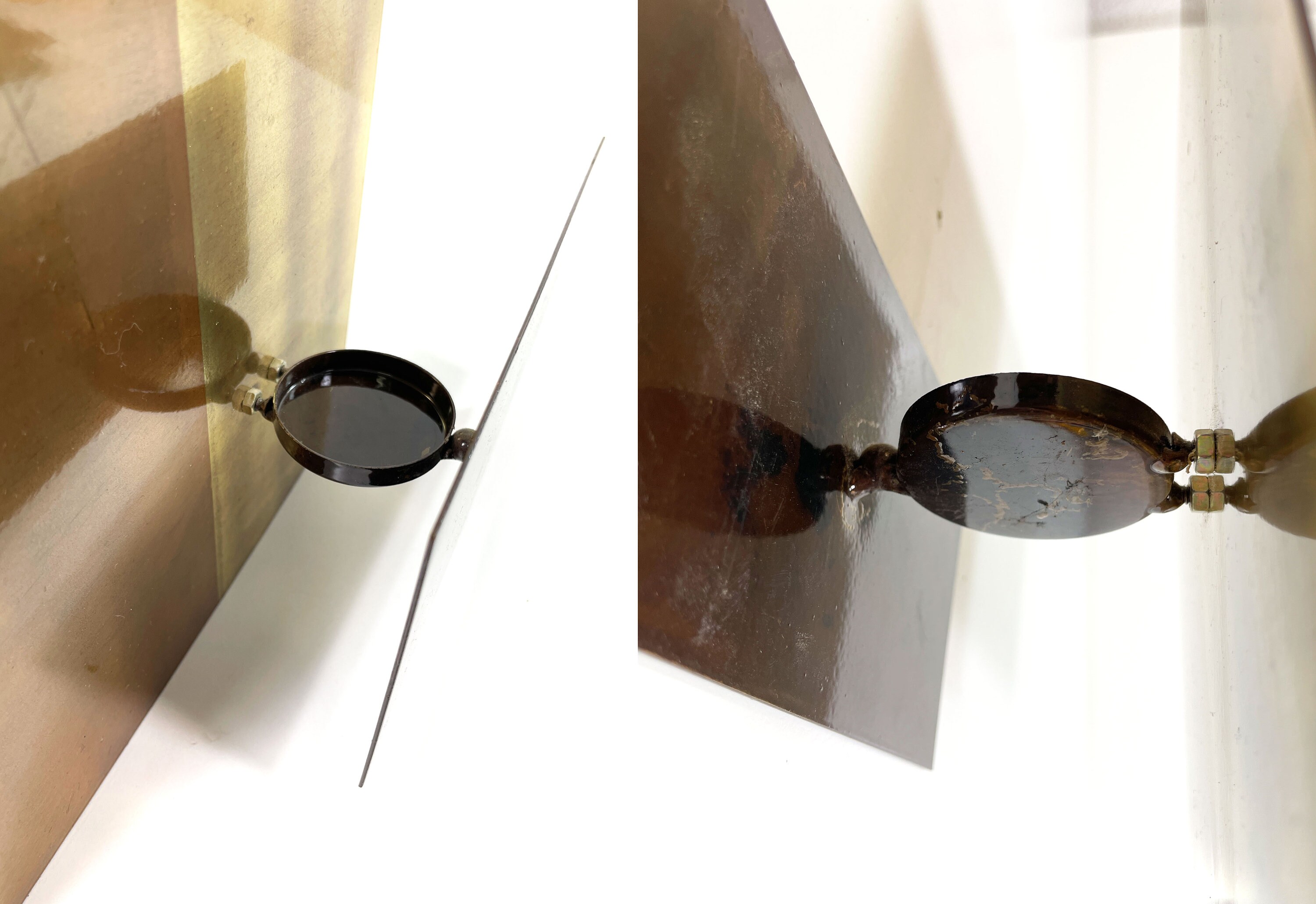 Vintage Cubist Wall Candle Holder - Candle Holder - Geometric Elements ...