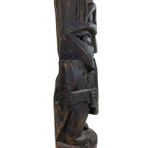 Large Vintage Huari Wooden Figure - Wari - Hand Carved - South America ...
