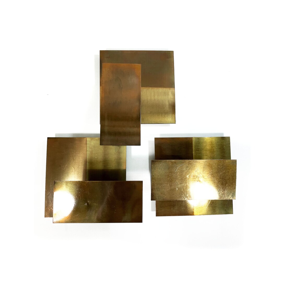 Vintage Cubist Wall Candle Holder - Candle Holder - Geometric Elements ...