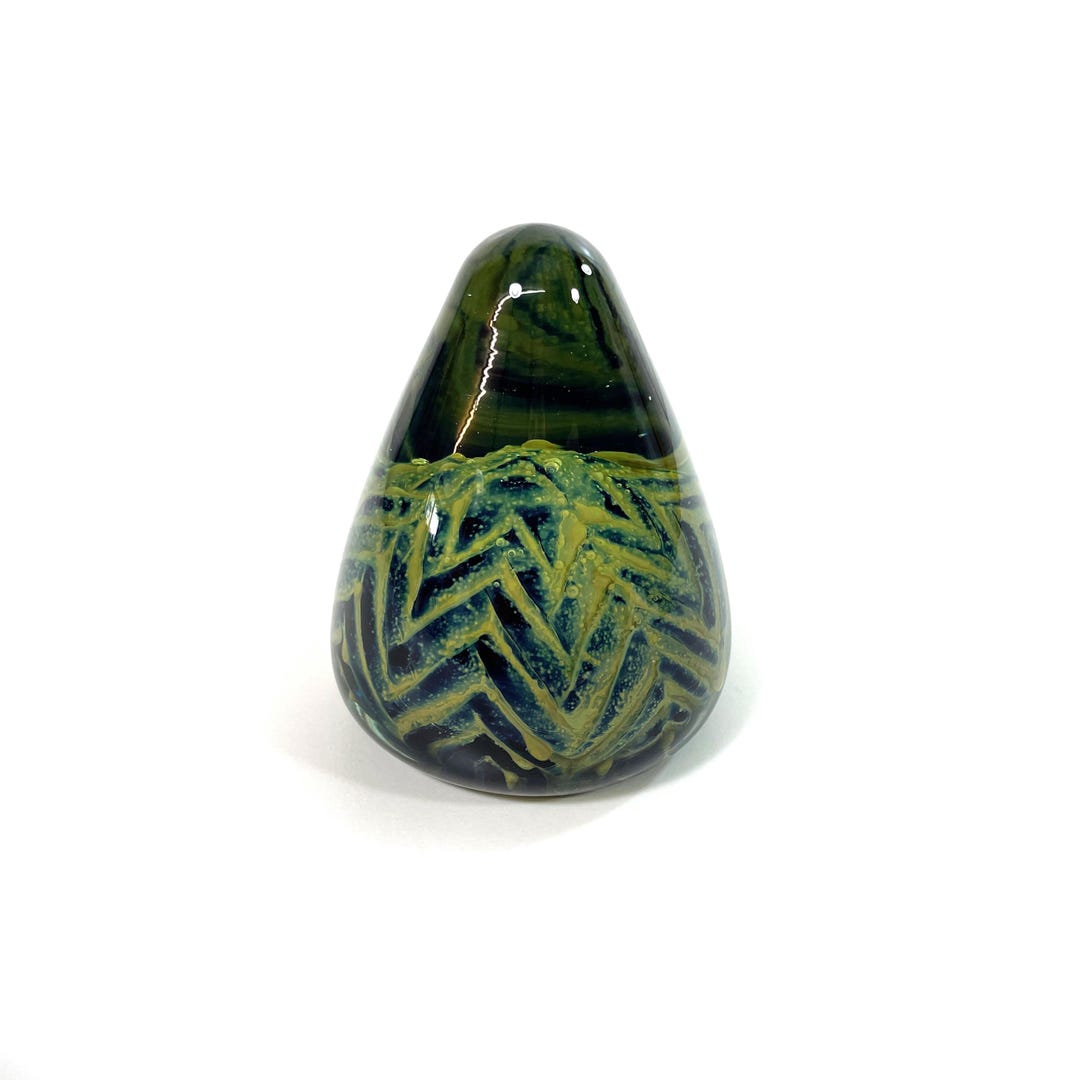 Vintage Medina Glass Paperweight - Cone Shape - 900 Grams - Malta ...