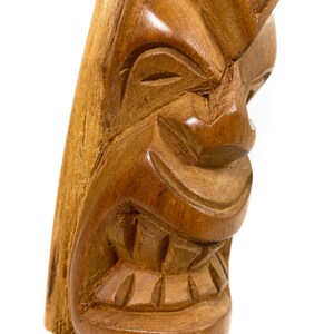 Vintage Small Tiki Wooden Figure - Wood Carvings - Original From Tonga ...