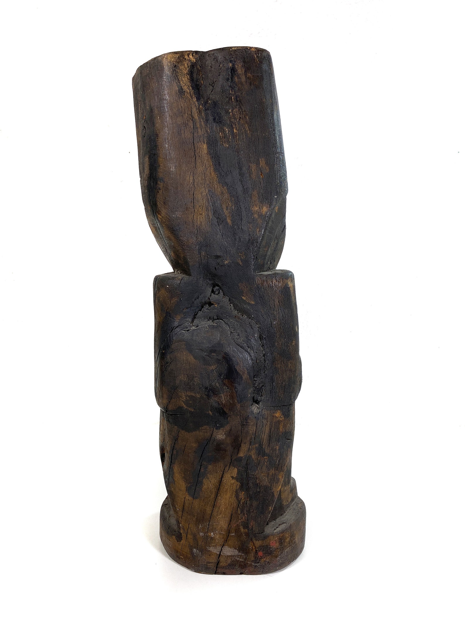 Large Vintage Huari Wooden Figure Wari Hand Carved South | Etsy