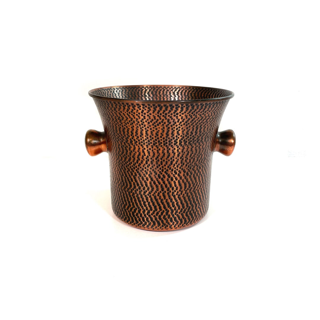 Mid Century Rare Copper Champagne Cooler by Mussbach Metall - Party ...