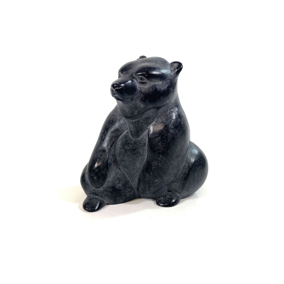 Vintage Small Bear by Boma - Canadian Reproduction - Haida - Cast ...