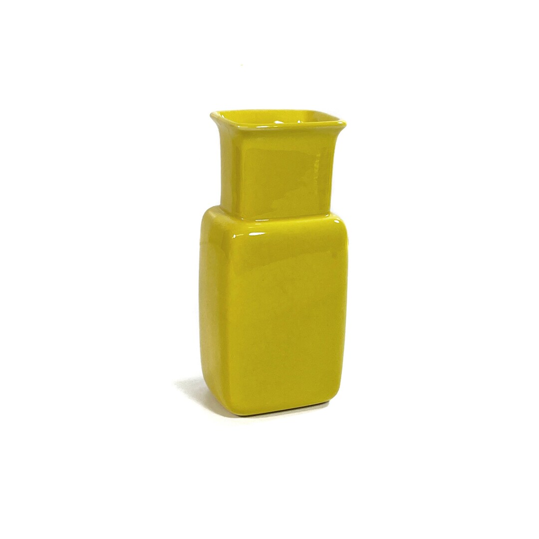 Mid Century Kilrush Pottery Co. Vase - Small Flower Vase in Yellow ...