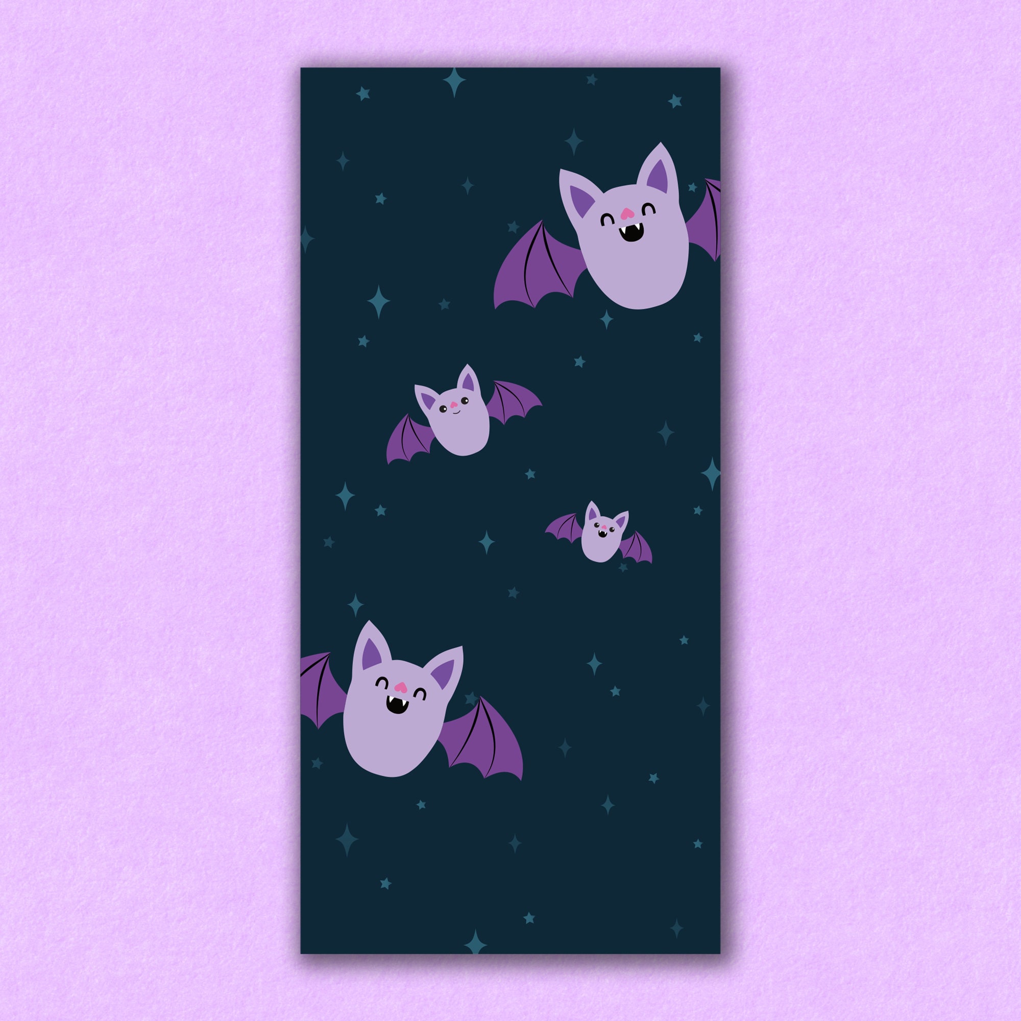Kawaii Bat Phone Wallpaper/ Background Spooky Cute Bat Art - Etsy