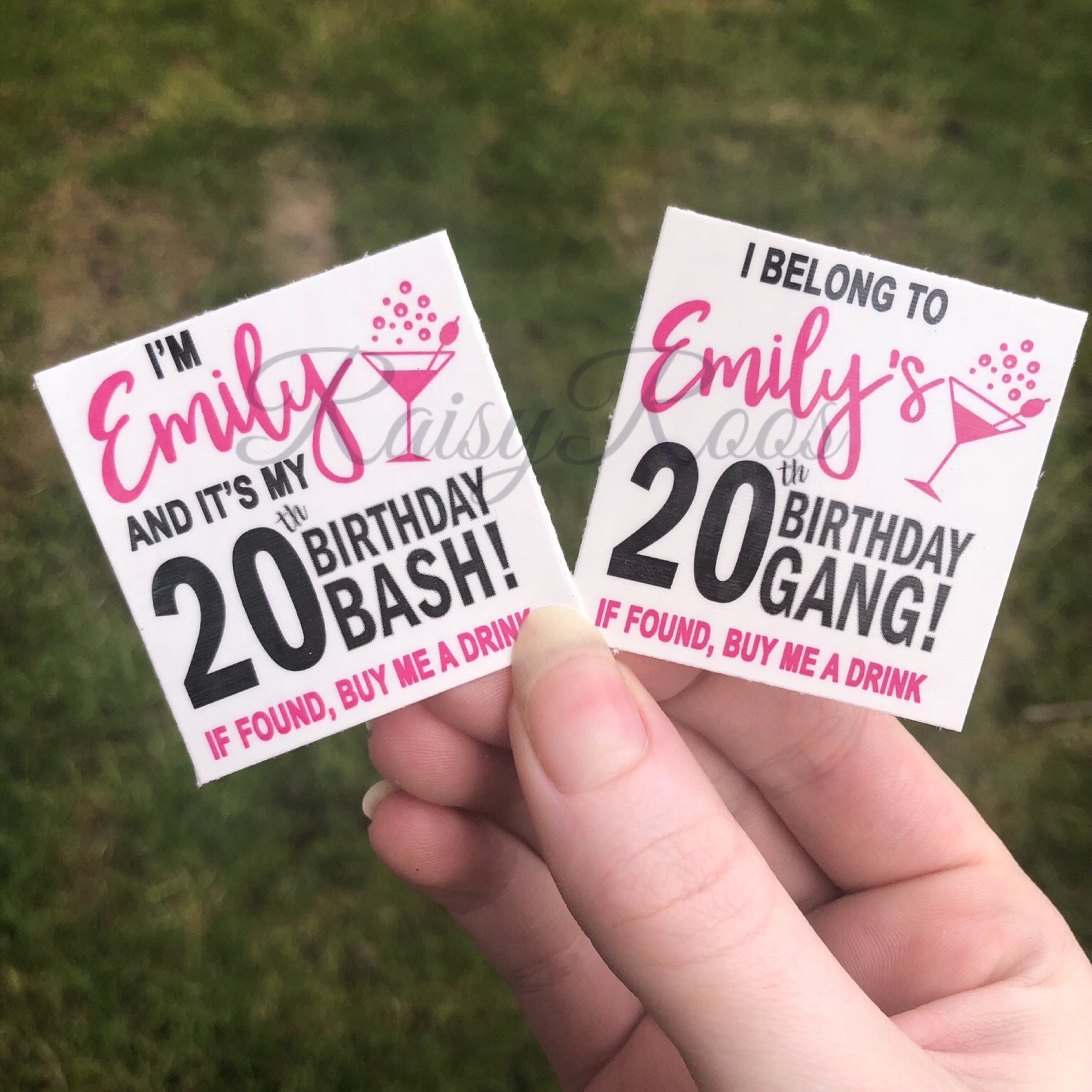 Personalised Temporary Birthday Tattoos Birthday Temporary | Etsy UK