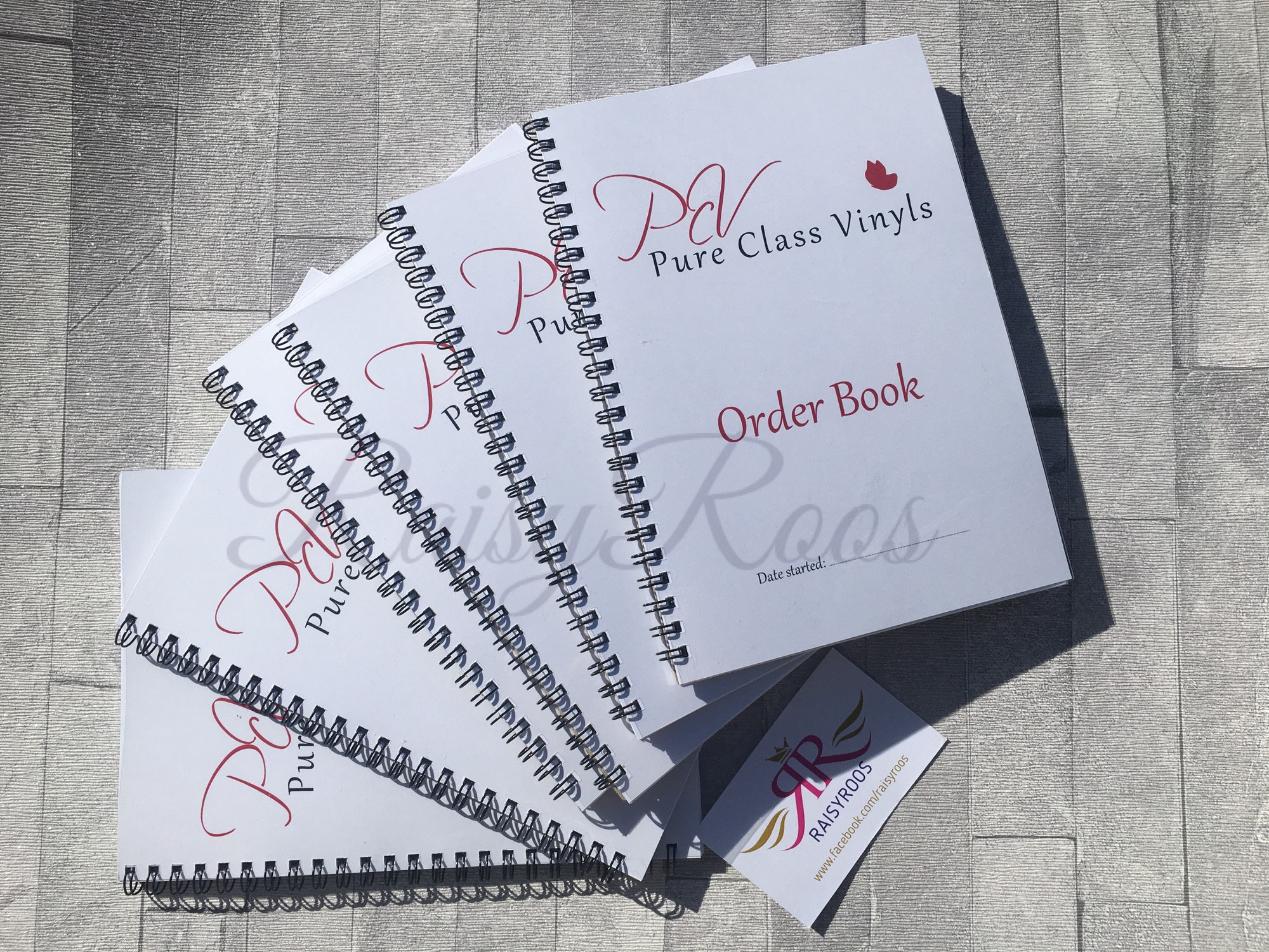 A5 Business Order Book Custom Order Book Order Book - Etsy UK